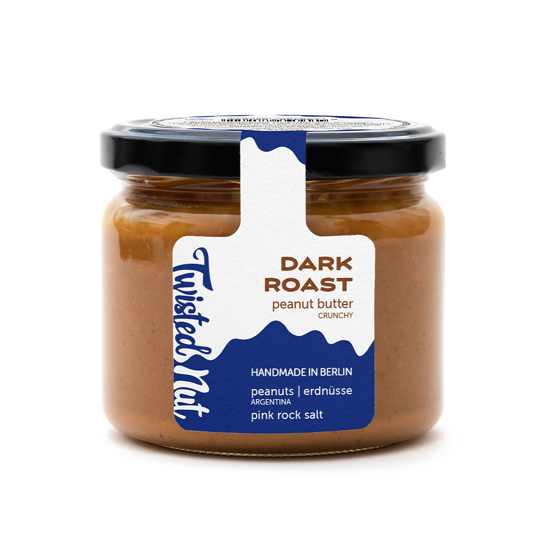 Dark Roast Peanut Butter – Twisted Nut | Berlin's Nut Butter Makers