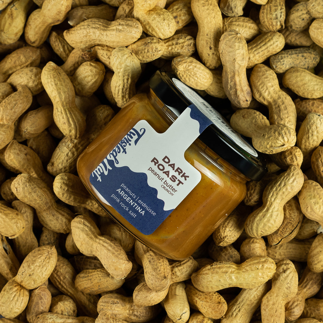 Dark Roast Peanut Butter – Twisted Nut | Berlin's Nut Butter Makers